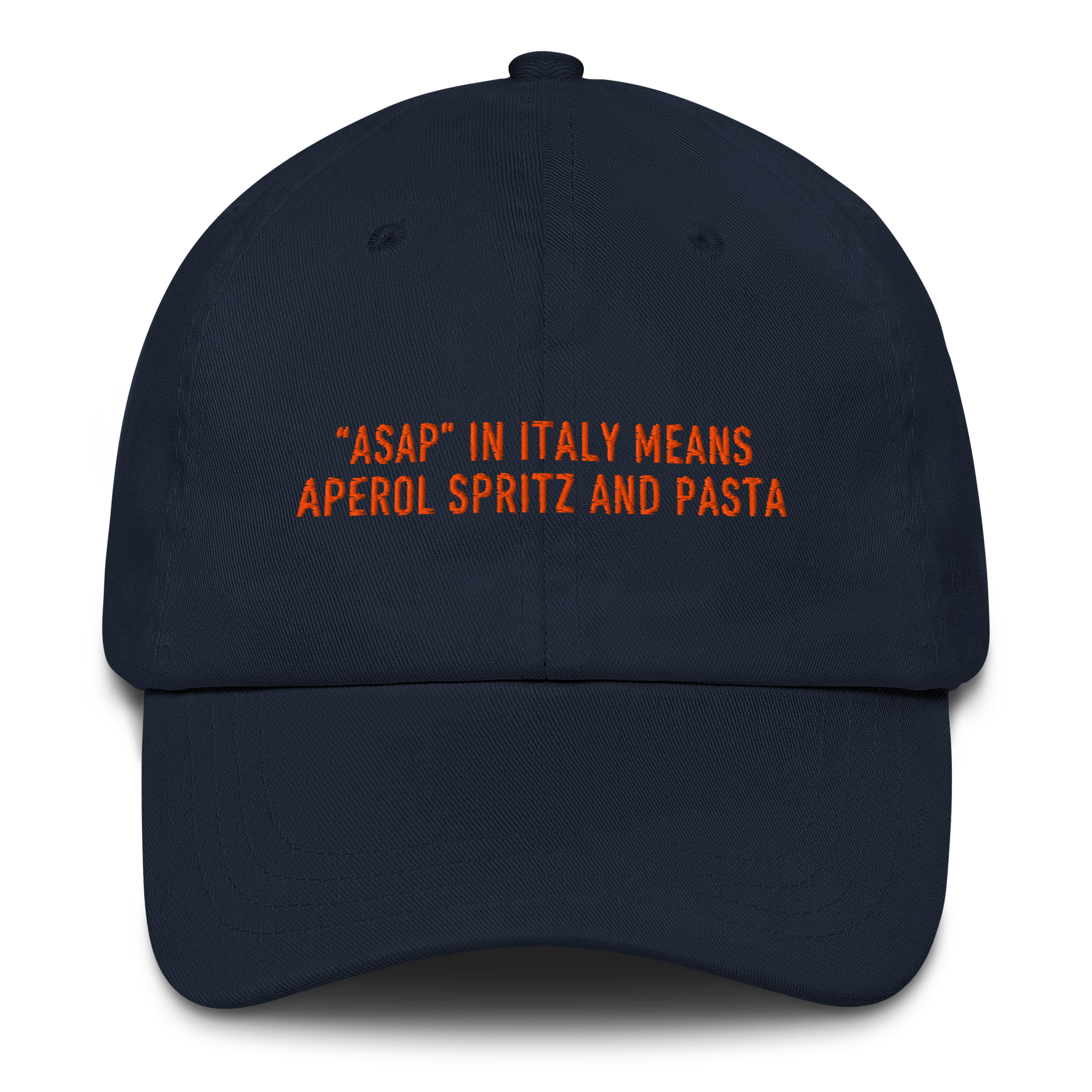 ASAP Italy Aperol Spritz and Pasta Embroidered Cap – girlgangshop