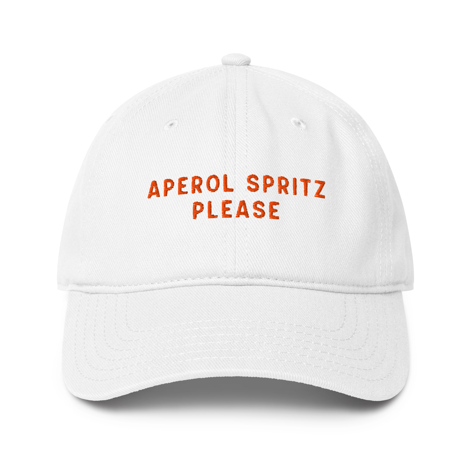Aperol Spritz Please Cocktail Embroidered Baseball Cap – girlgangshop